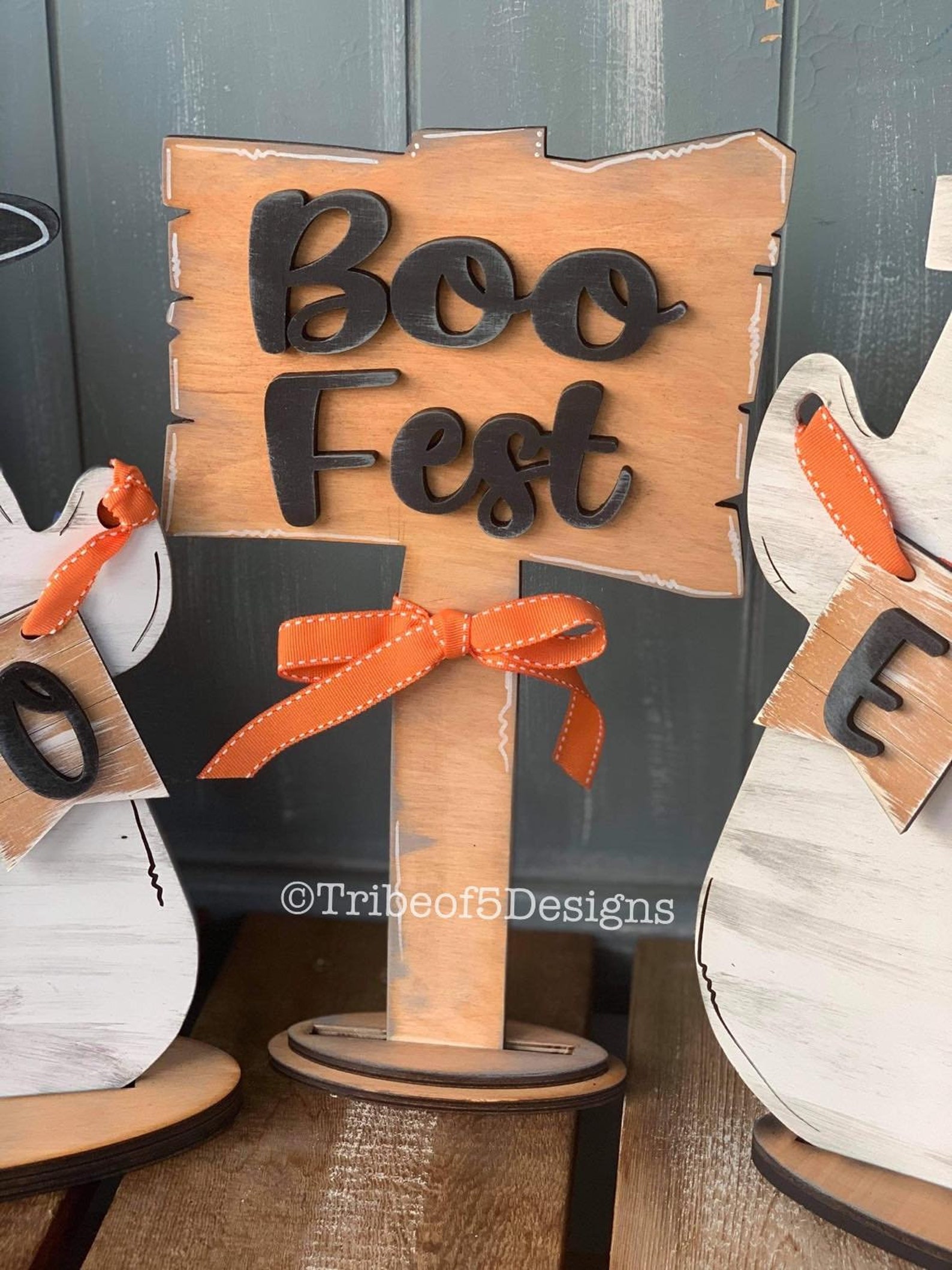 Standing Ghost Signs Svg Ghost Signs Svg Tiered Tray - Etsy