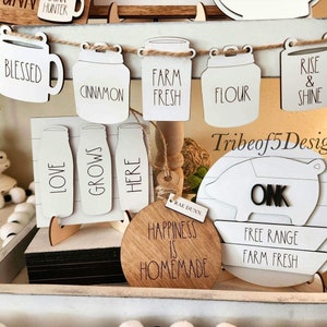 Rae Dunn Tiered Tray Svg | Rae Dunn Tier Tray Svg | Rae Dunn Signs Svg ...