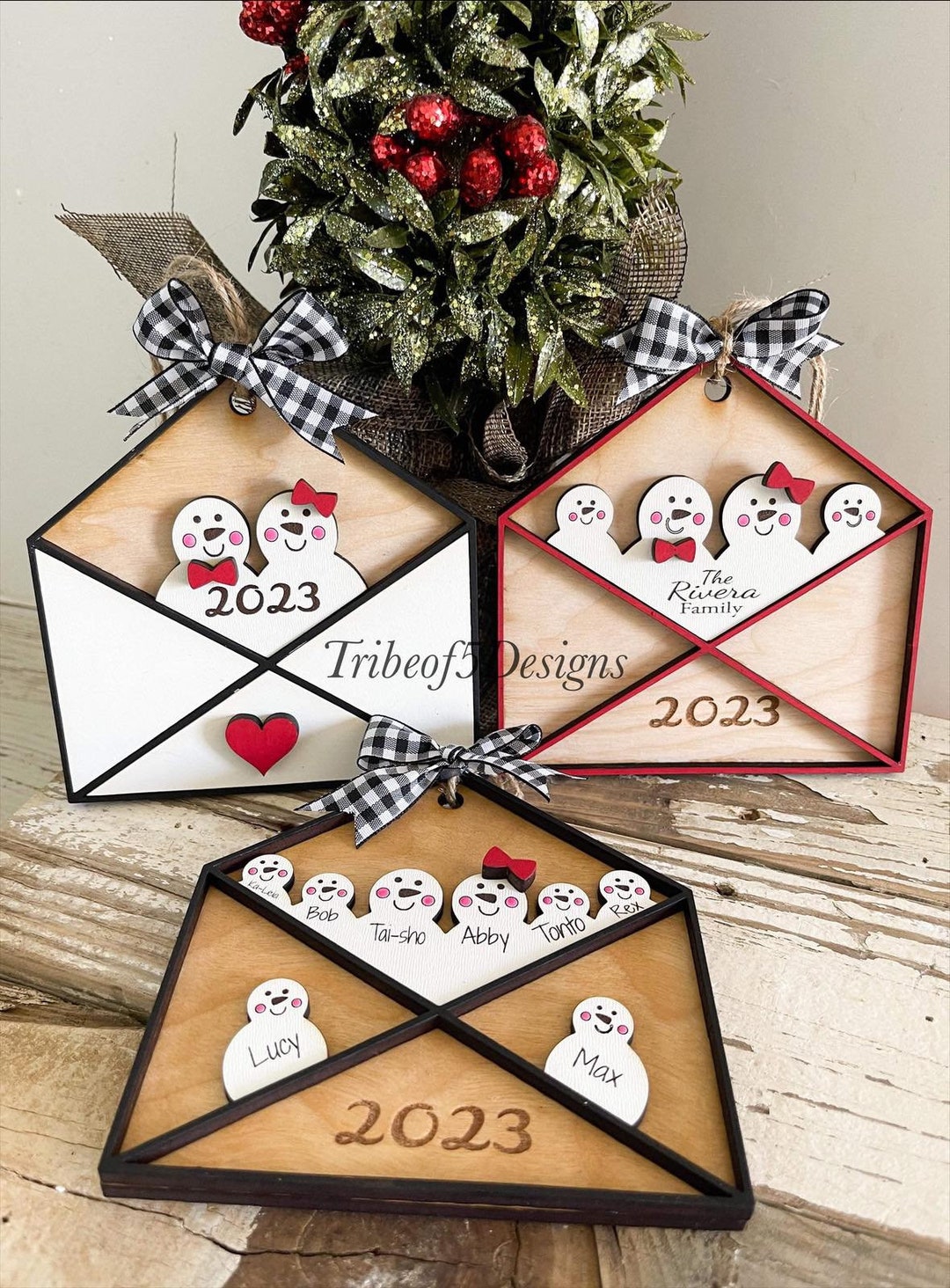 Personalized Christmas Ornaments Svg | Personalized Family Ornaments ...