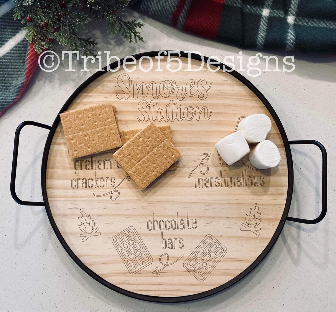 Smore Station SVG Smore Station Design Smore SVG - Etsy