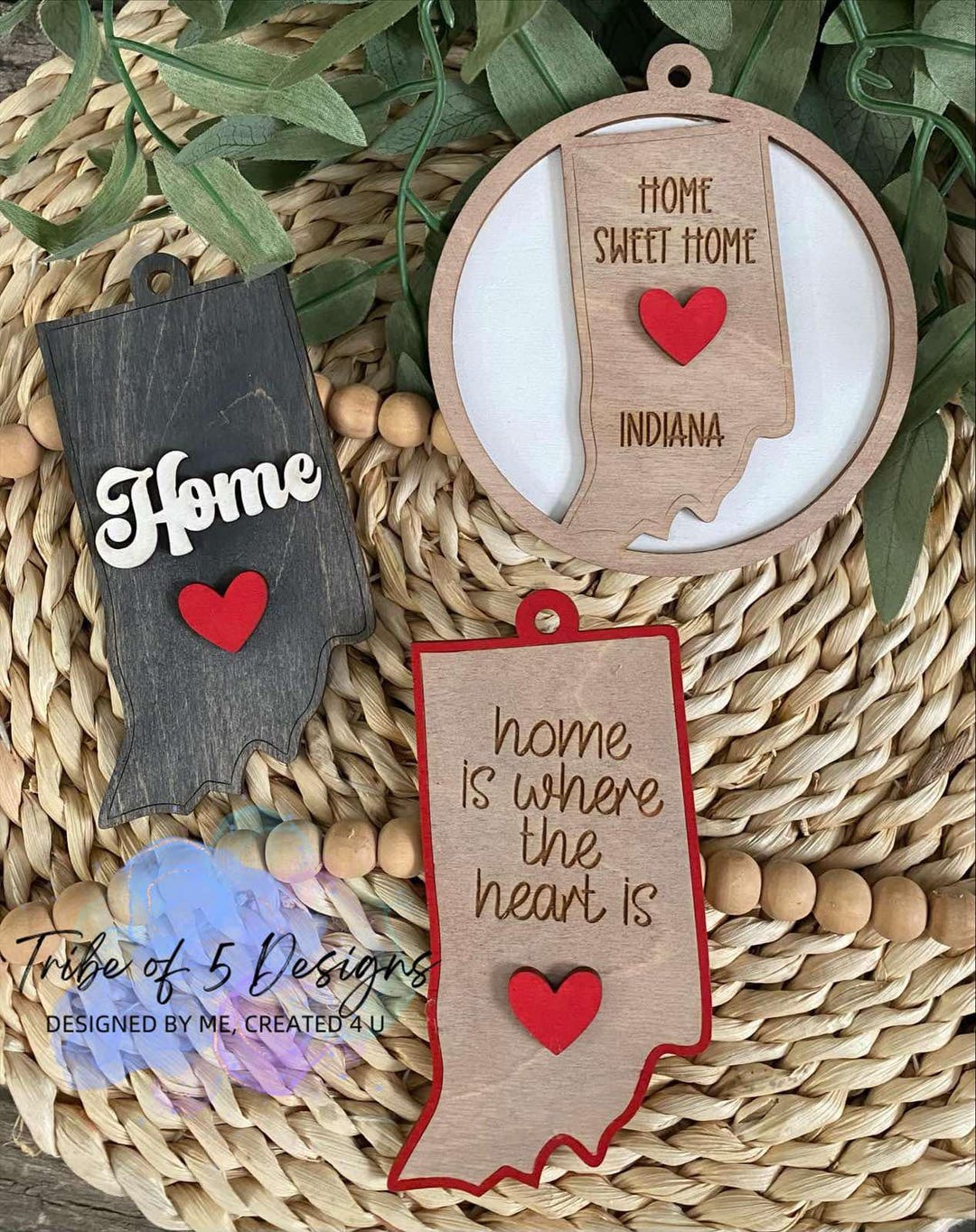 Indiana Ornaments Svg | Indiana State Ornaments Svg | Indiana Car ...