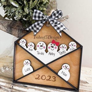 Personalized Christmas Ornaments Svg | Personalized Family Ornaments ...