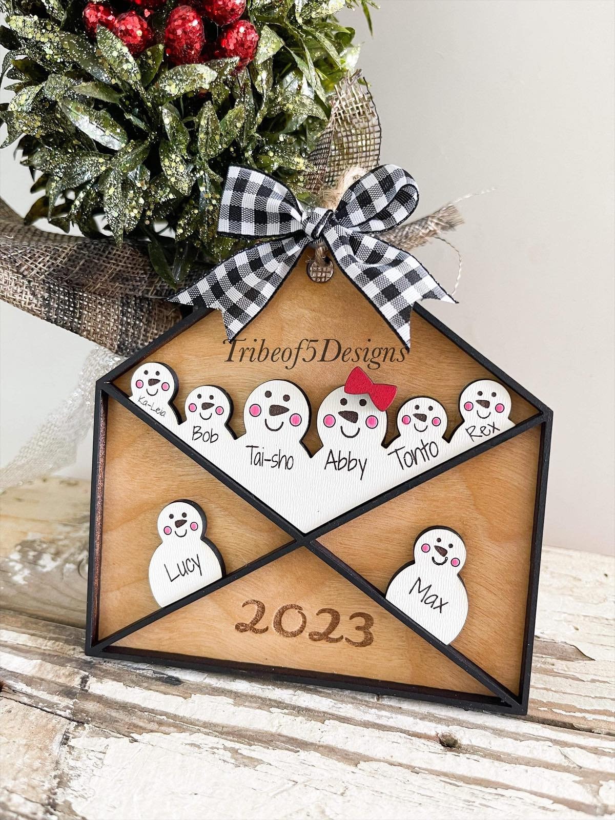 Personalized Christmas Ornaments Svg | Personalized Family Ornaments ...
