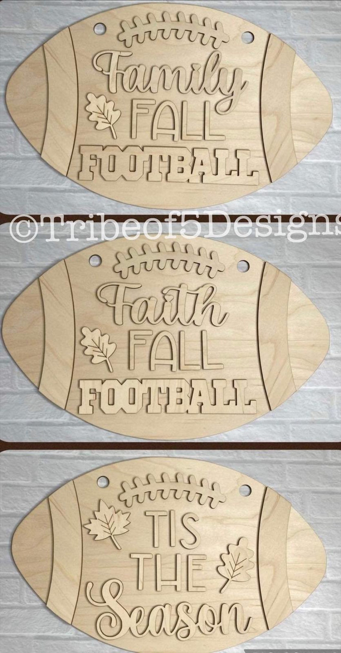 Football Door Hanger Svg Football Door Signs Fall Door - Etsy