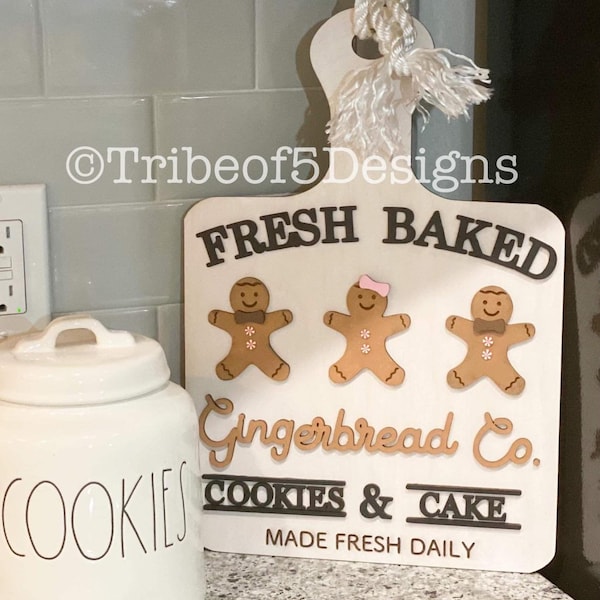 Gingerbread Sign - Etsy