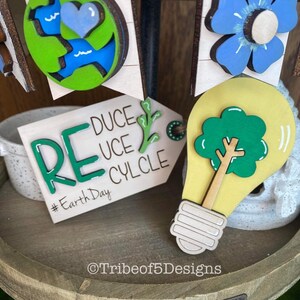 Earth Day Tiered Tray Svg | Earth Tier Tray Svg | Earth Day Tier Tray ...