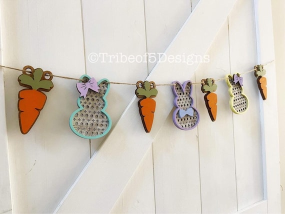 Easter Banners Svg Easter Signs Svg Easter Mantel Banners - Etsy