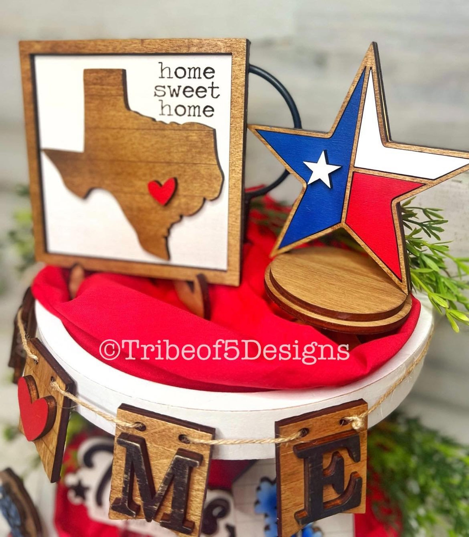 Texas Tiered Tray Svg Texas Tier Tray Svg Texas State - Etsy