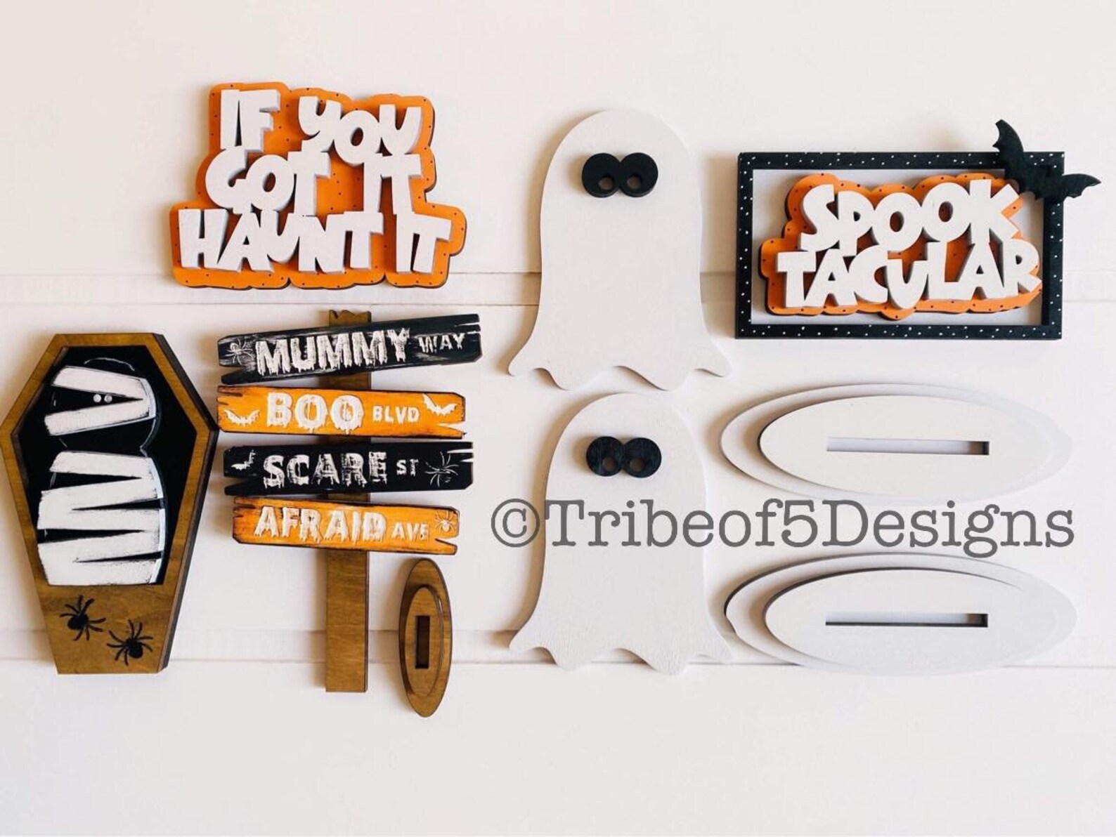 Halloween Tiered Tray Svg | Halloween Tier Tray Svg | Ghost Tiered Tray ...