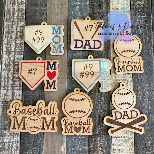 Baseball Keychain - Etsy