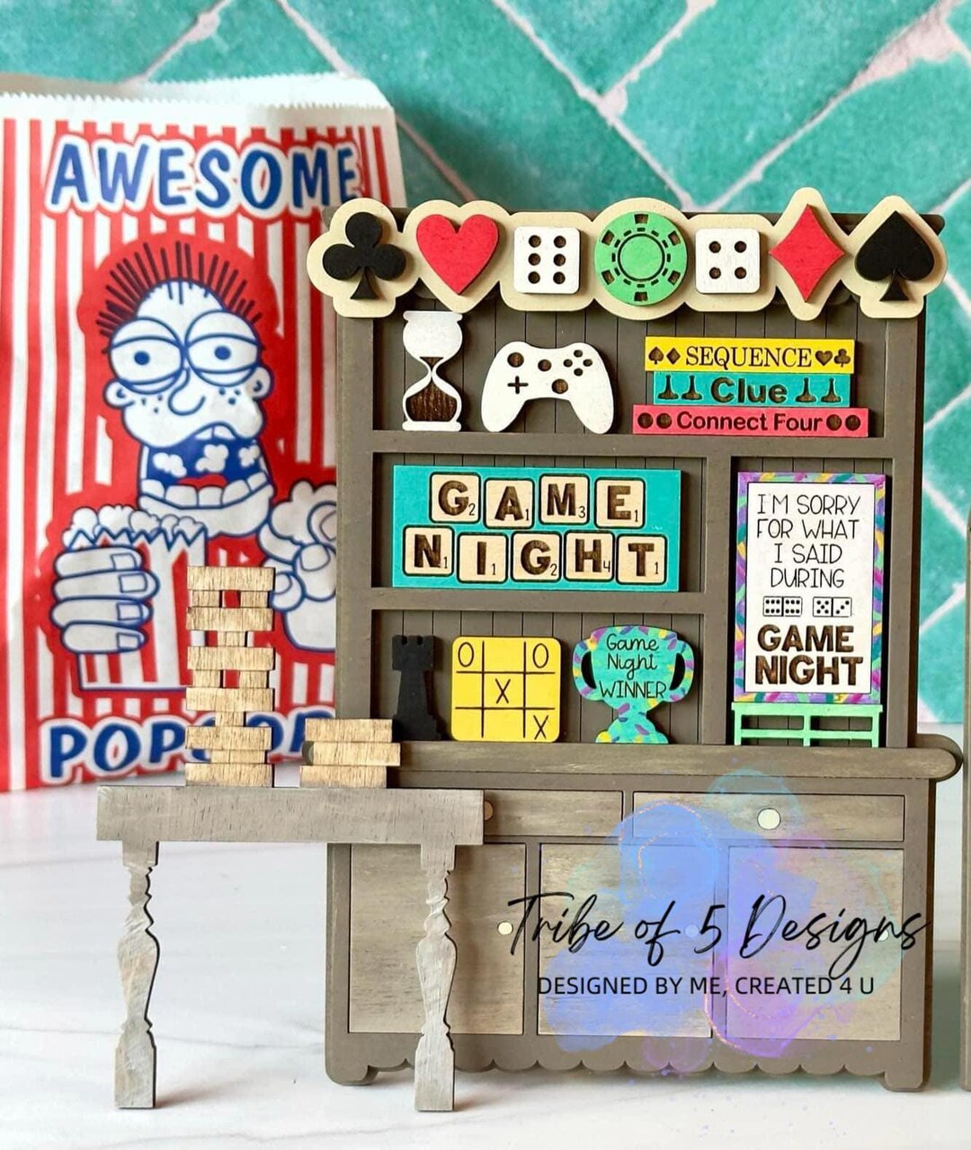 Game Night Hutch Sitters Svg | Game Night Signs Svg | Shelf Sitters Svg ...