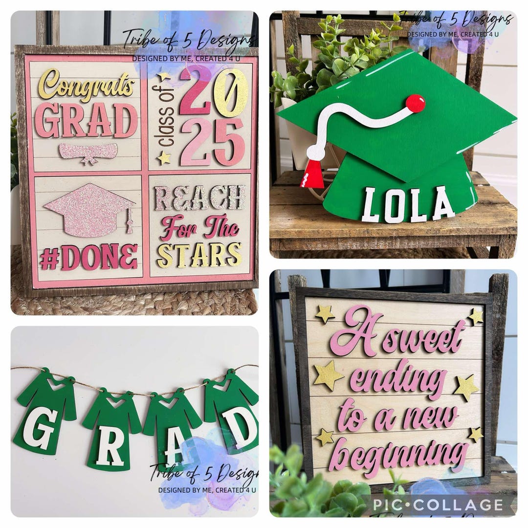 Senior Shelf Sitter Bundle Svg | Senior Decor Signs Svg | Senior Signs ...