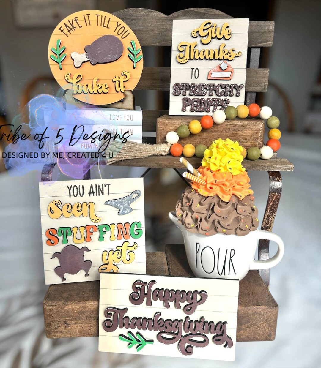 Thanksgiving Tiered Tray Svg | Thanksgiving Signs Svg | Thanksgiving ...