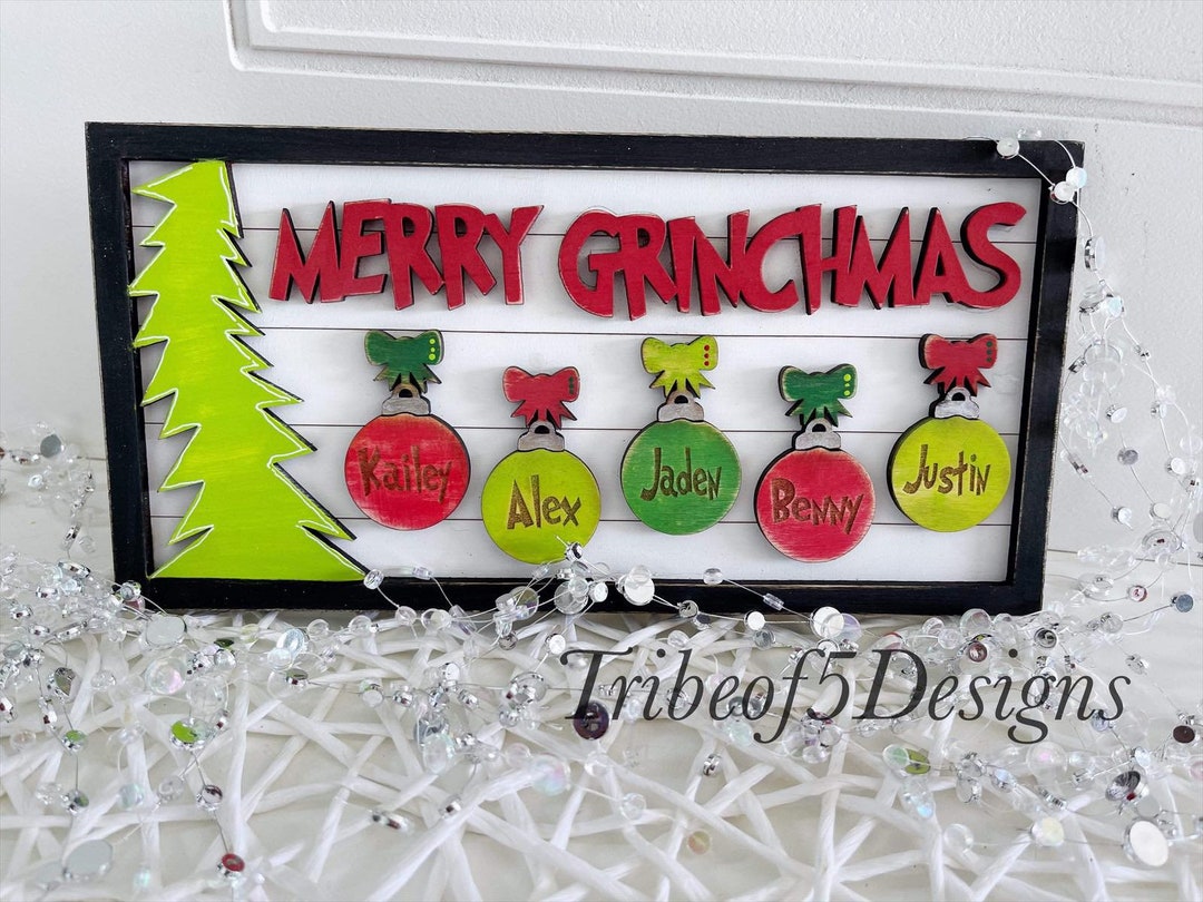 Grinch Signs Svg | Grinch Svgs Clipart | Personalized Grinch Signs Svg ...