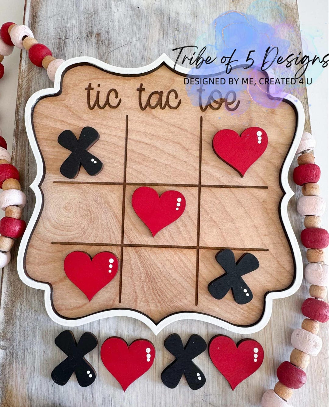 Valentines Day Tic Tac Toe Svg | Vday Tic Tac Toe Svg | Valentines Day ...