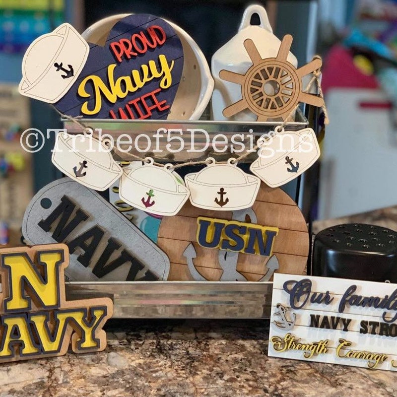 Navy Home Decor - Etsy