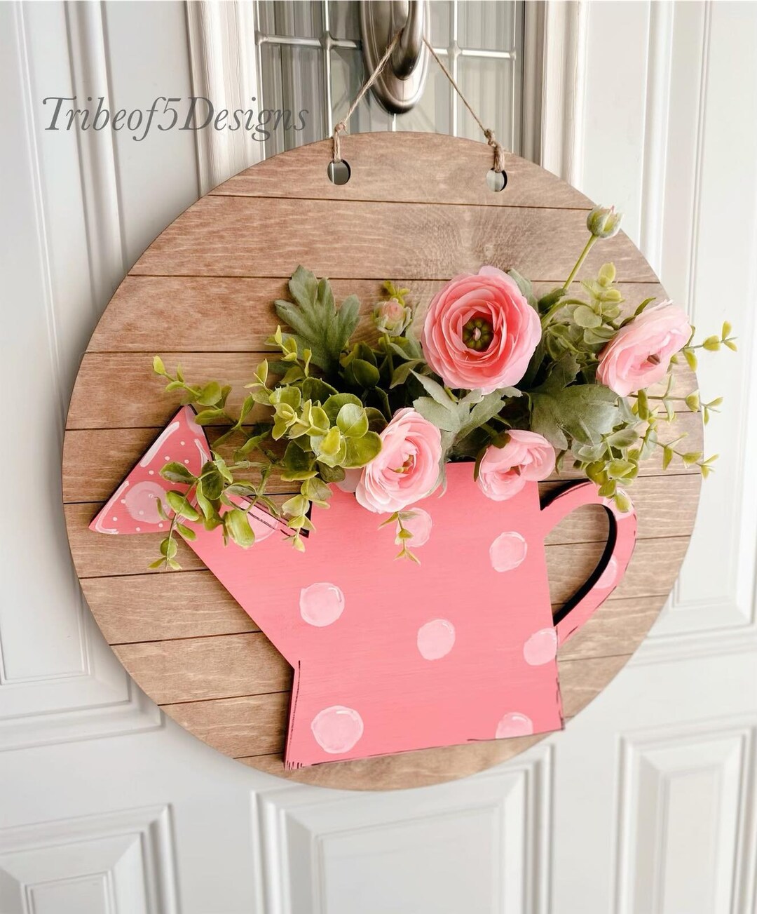 Spring Flower Door Hanger Svg | Spring Door Signs Svg | Front Door ...