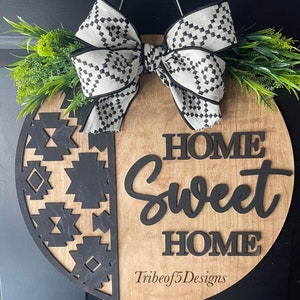 Home Sweet Home Front Door Sign Svg | Front Door Hangers Svg | Home ...