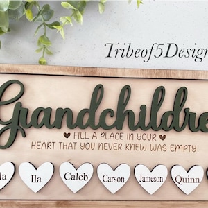 Grandchildren Personalized Signs Svg | Grandchildren Signs Svg ...