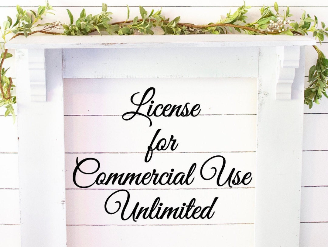 Extended Commercial Use License for ENTIRE SHOP - Etsy