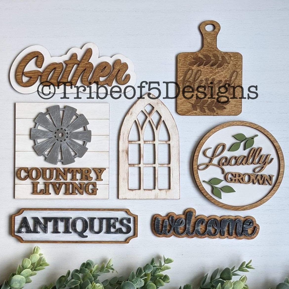 Farmhouse Tiered Tray Svg Rustic Tiered Tray Svg Country - Etsy