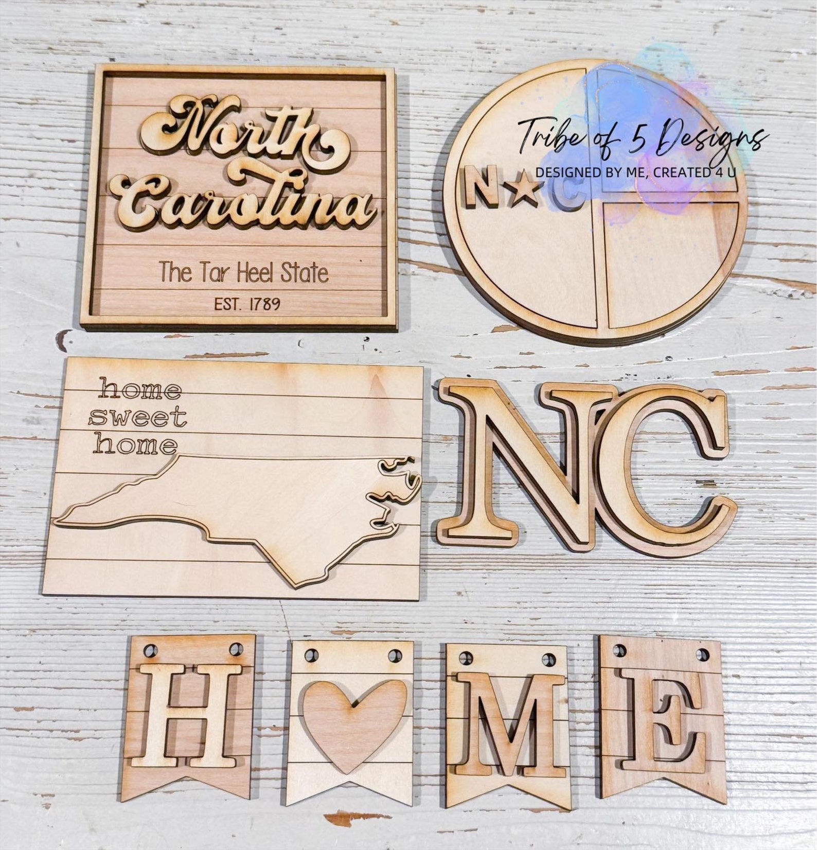 North Carolina Tiered Tray Svg | North Carolina Signs Svg | North ...