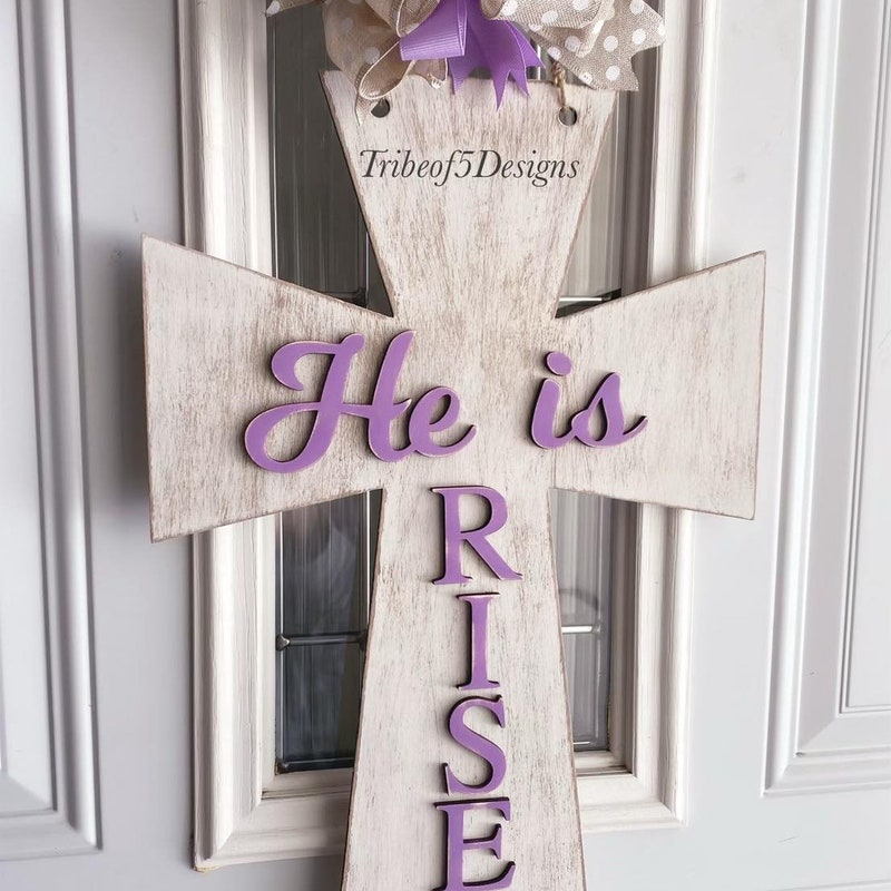 He is Risen Sign - Etsy