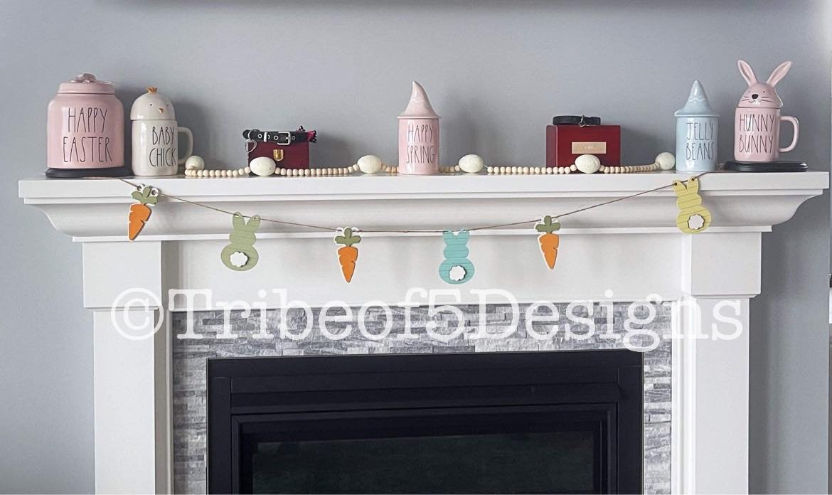 Easter Banners Svg Easter Signs Svg Easter Mantel Banners - Etsy