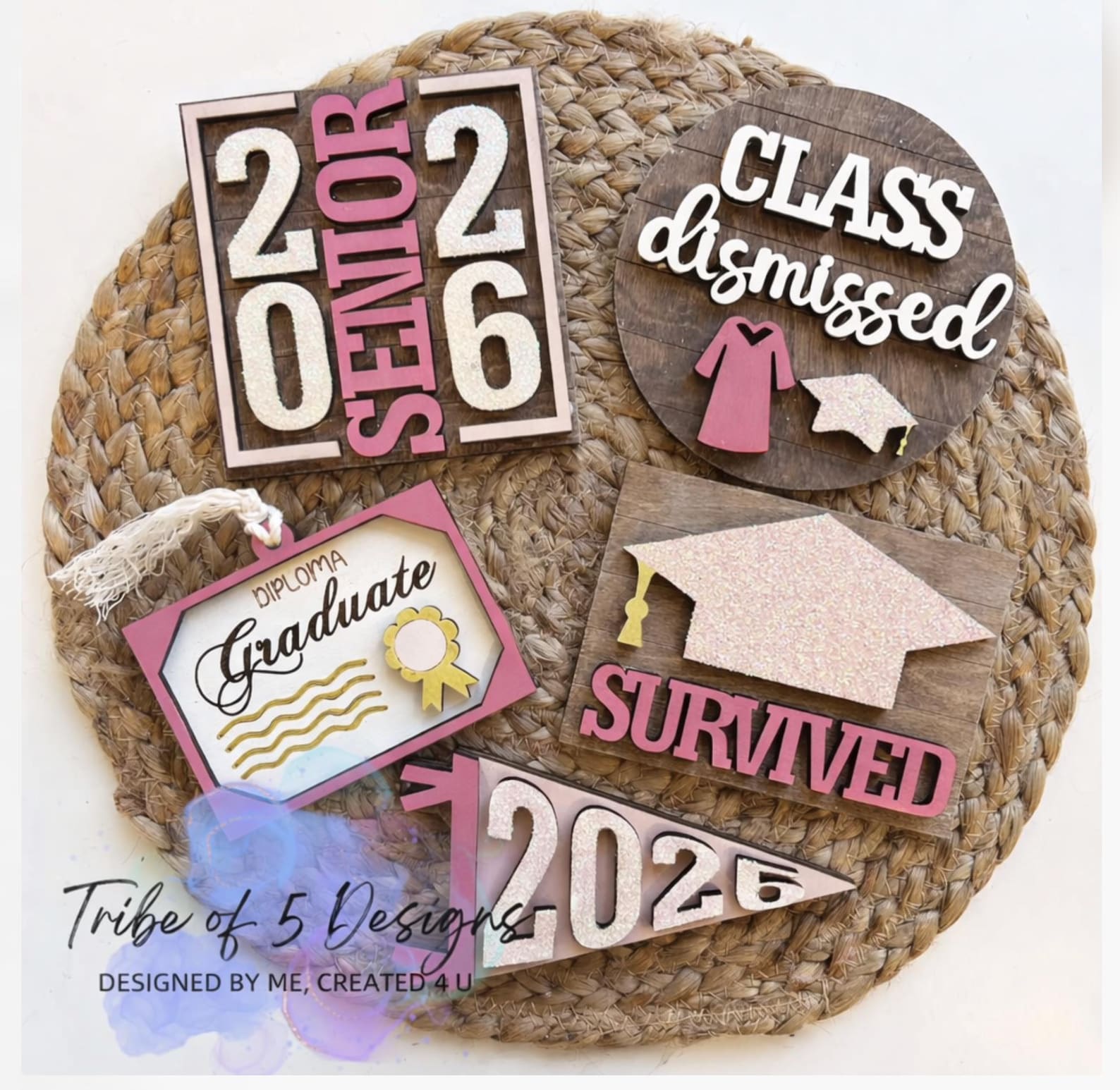 Senior Tiered Tray Svg | 2026 Senior Signs Svg | Senior Signs Svg ...