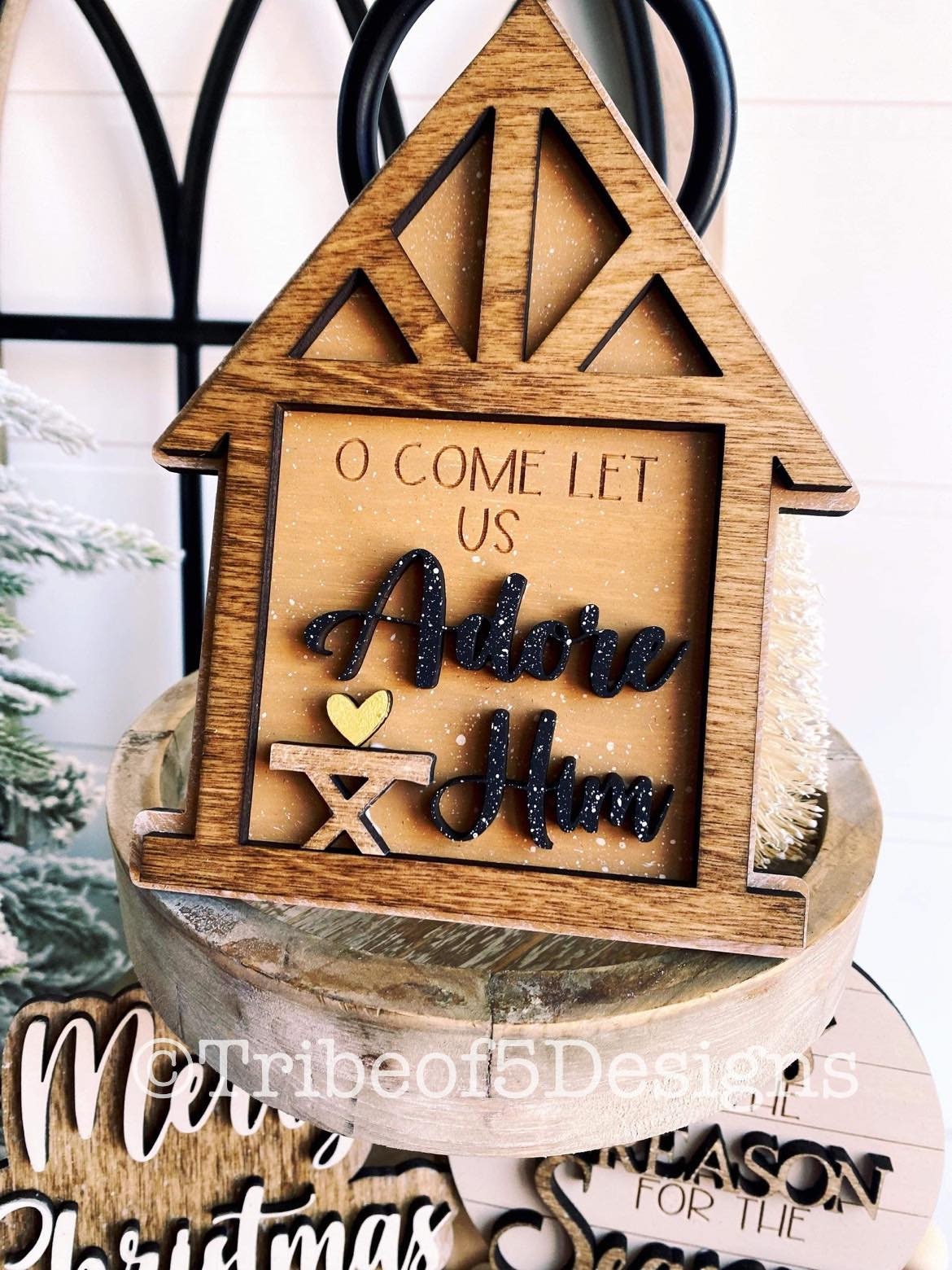 Nativity Tiered Tray Svg Nativity Tier Tray Svg Christmas - Etsy