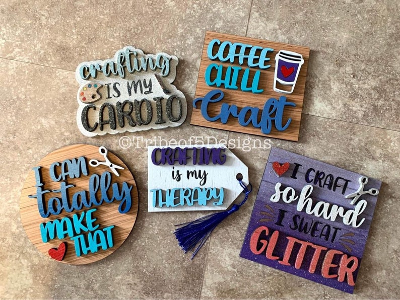 Craft Room Tiered Tray Svg | Crafting Tiered Tray Svg | Craft Room ...