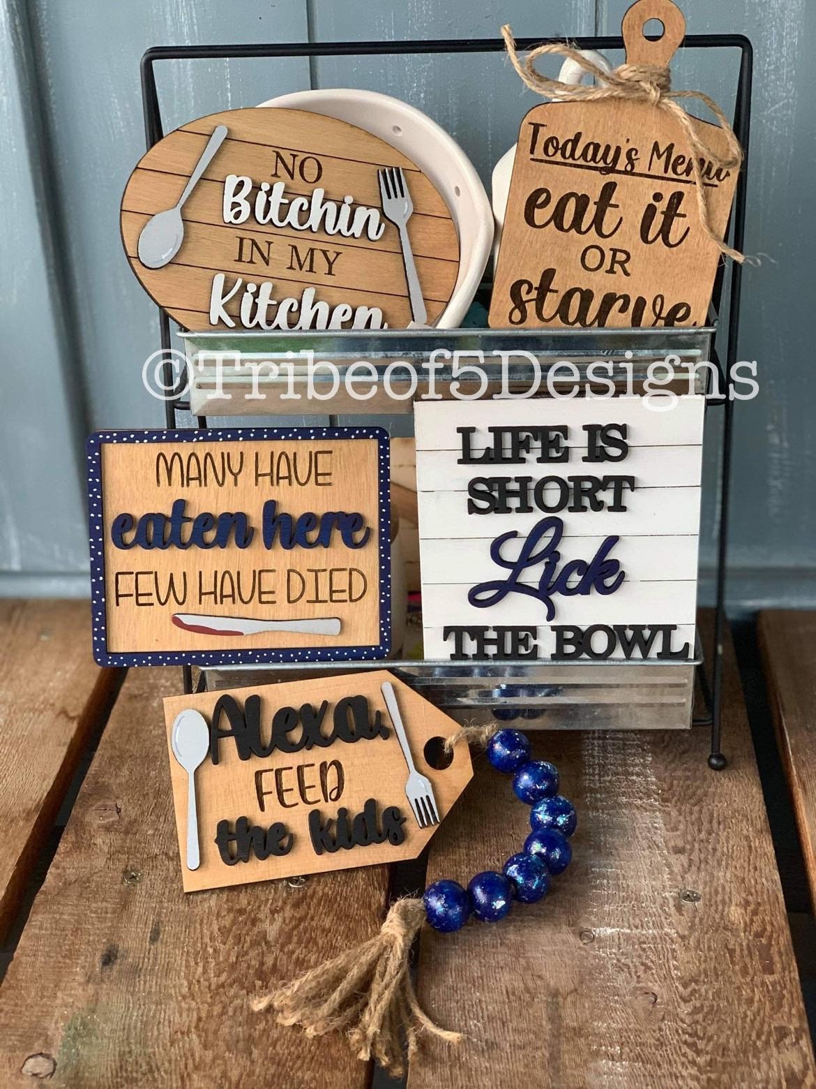 Kitchen Tiered Tray Svg Funny Kitchen Tiered Tray Svg - Etsy