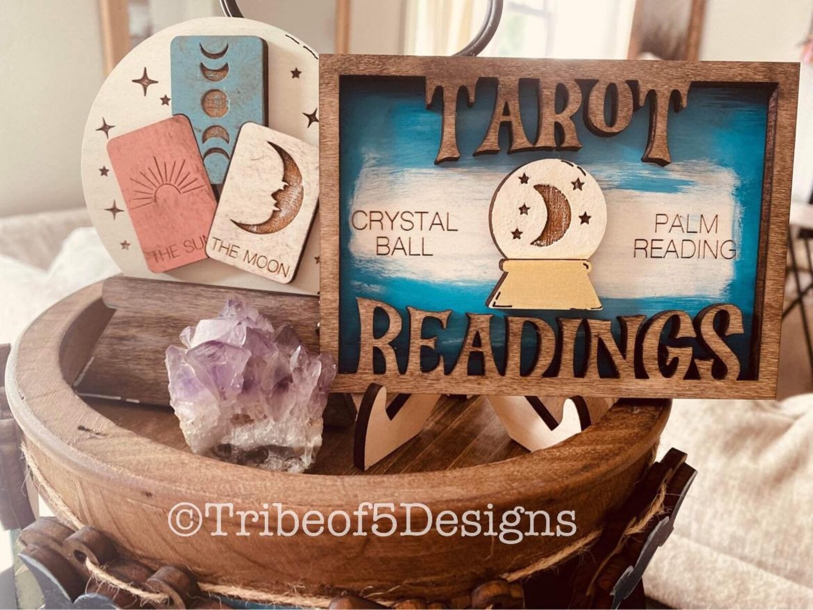 Tarot Reading Svg Tarot Reading Tier Tray Svg Halloween - Etsy