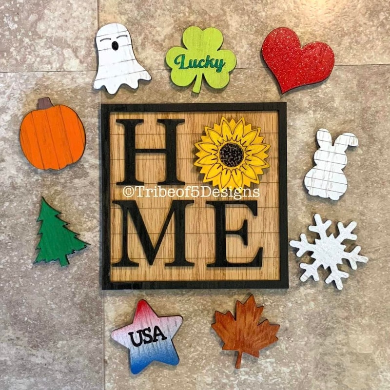 Interchangeable Welcome Sign - Etsy