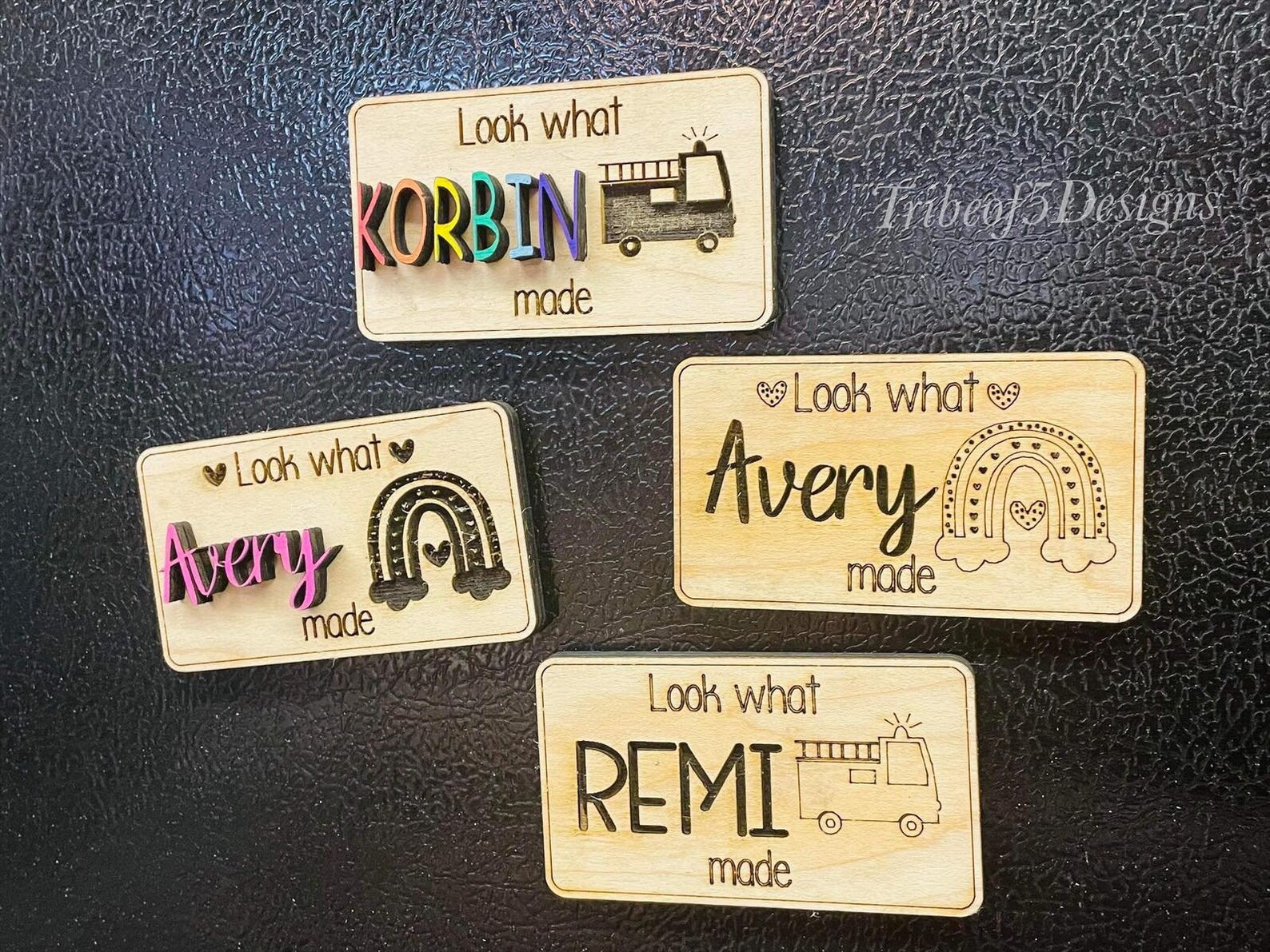 Look What I Made Magnet Kitchen Fridge Magnets Svg Kids - Etsy