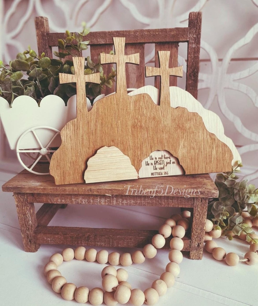 Empty Tomb Easter Scene Svg | Easter Signs Svg | Easter Decor Svg ...