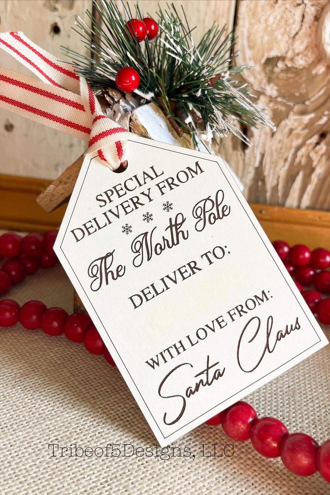 Santa Gift Tags Svg | Santa Tags Svg | Special Delivery Tag Svg ...