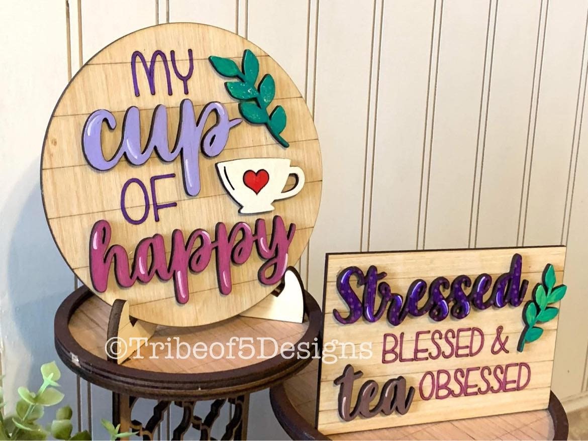 Tea Tiered Tray Svg | Tea Tier Tray Svg | Tea Time Tiered Tray Svg ...