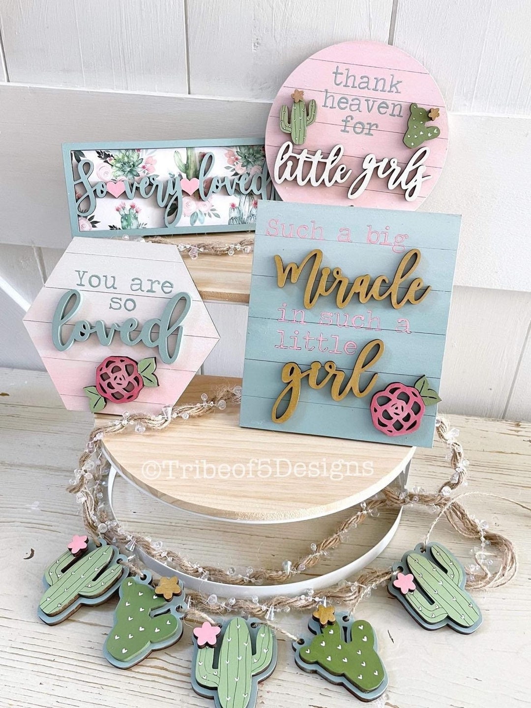 Girls Room Decor Svg | Girls Room Tiered Tray Signs Svg | Nursery ...