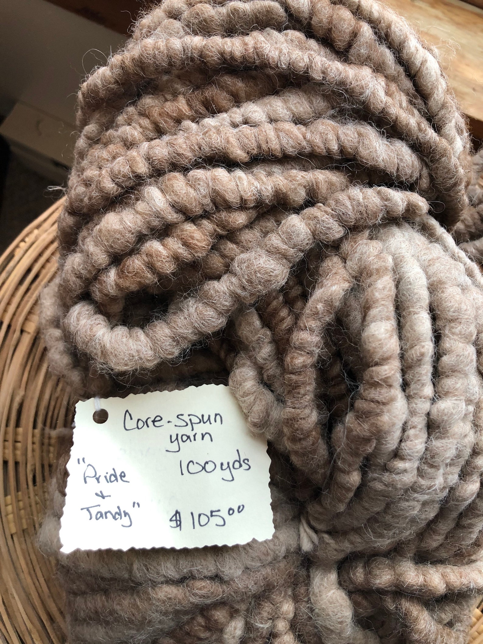 Alpaca Core Spun: Rug Cording / Core-spun Alpaca Yarn Super Jumbo ...