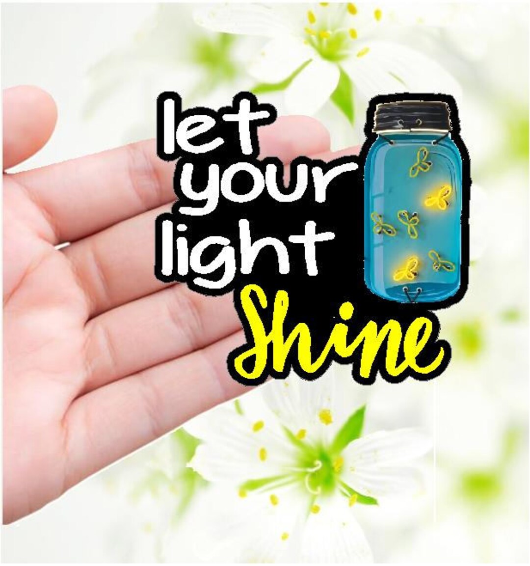 Let Your Light Shine Sticker - Etsy