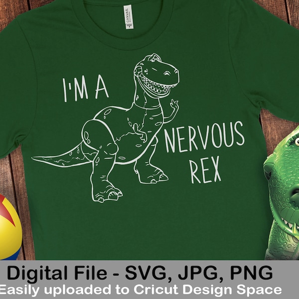 Toy Story Nervous Rex - Etsy