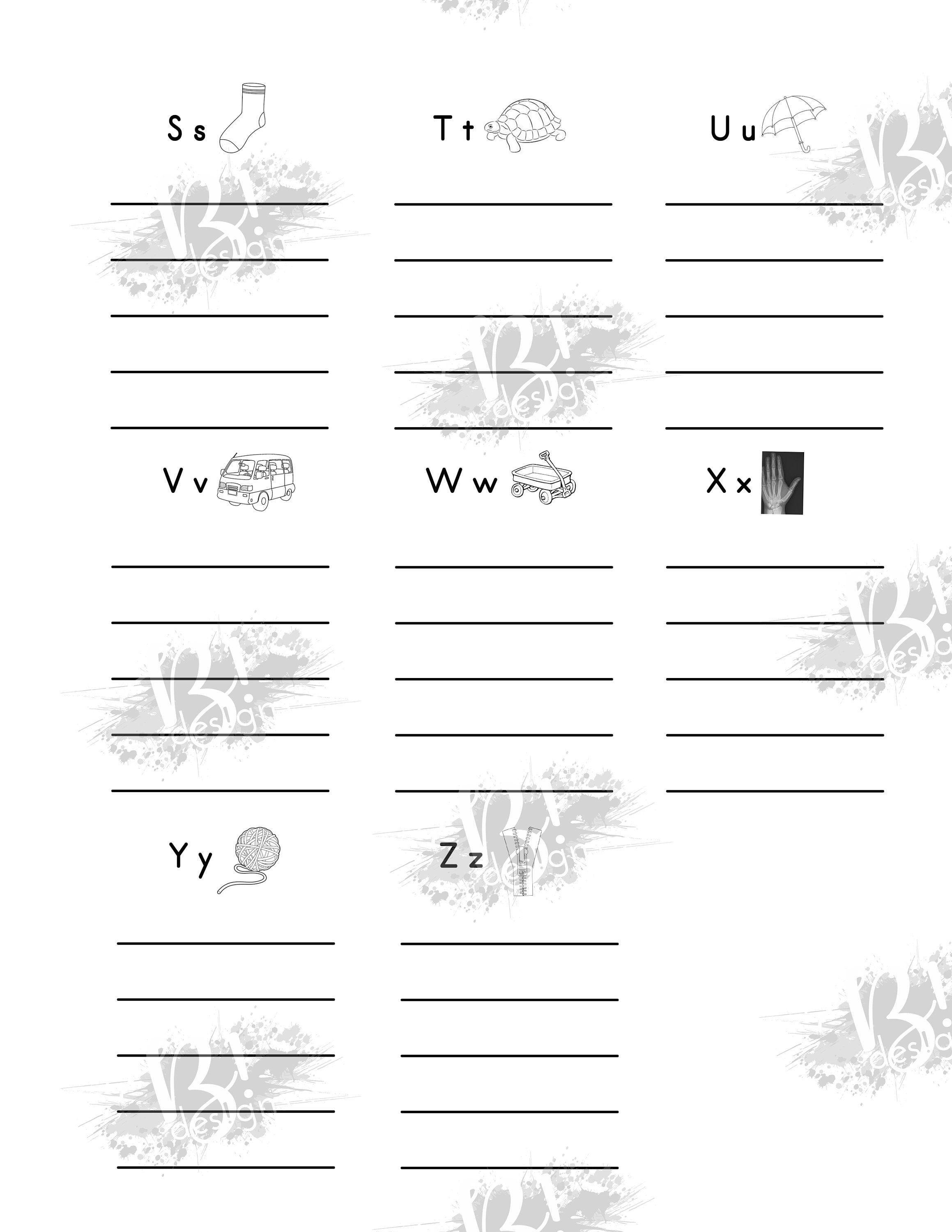 Writer's Workshop Dictionary Printable Blank - Etsy