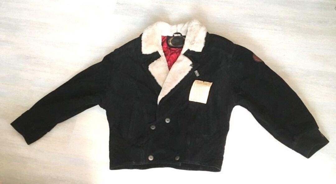 Vintage Chamois Leather Jacket, 1980s New EU 42/44 - Etsy