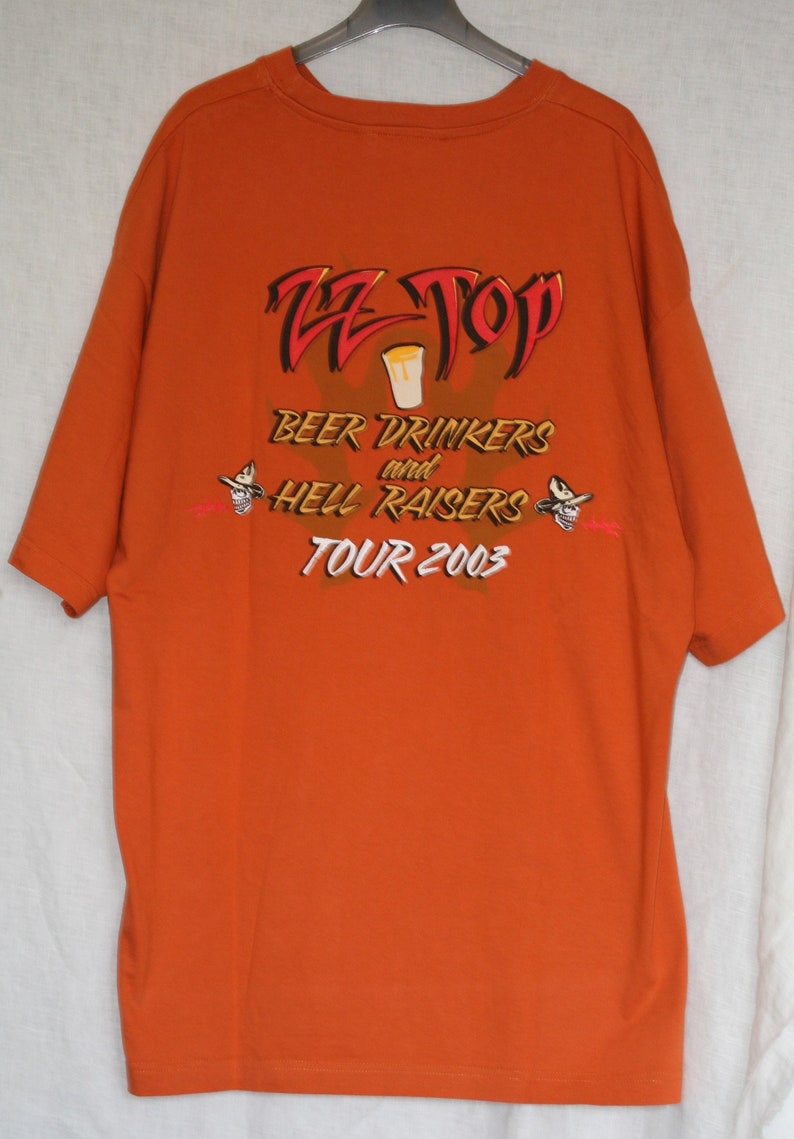 ZZ TOP Tour 2003 T-SHIRT - Etsy
