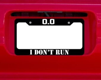 Run License Plate | Etsy