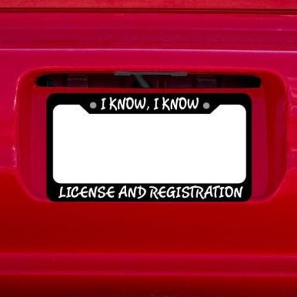 License and Registration Holder - Etsy