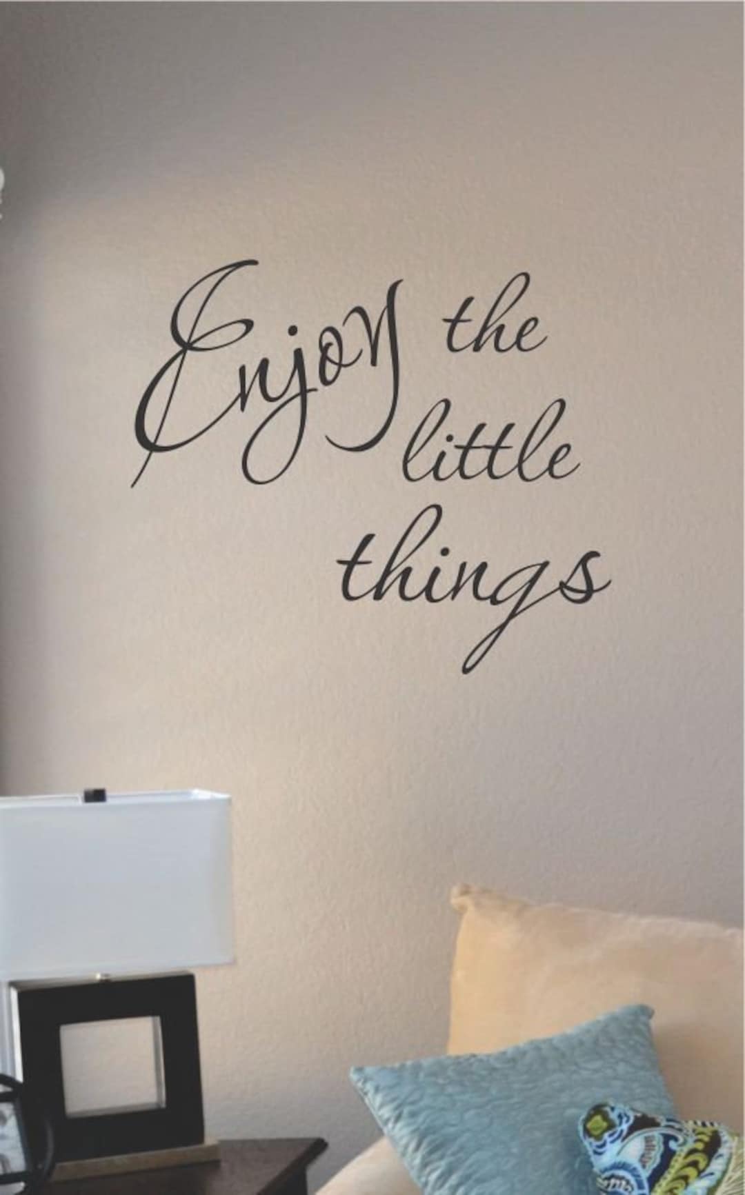 Enjoy the Little Things Vinyl Wall Art Decal Sticker Home House Decor ...
