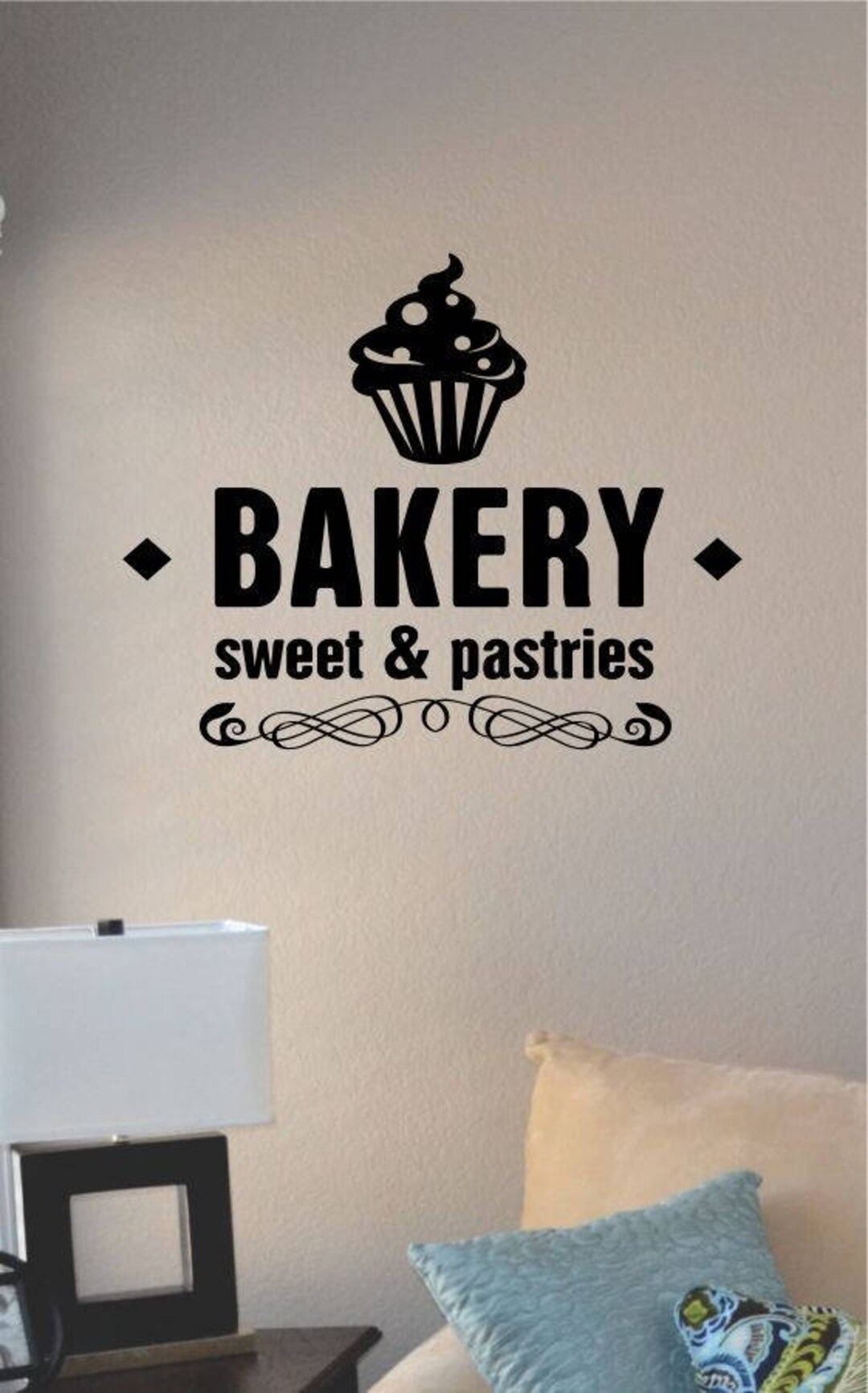 Bakery Sweet and Pastries Vinyl Wall Art Decal Sticker Home House Decor ...