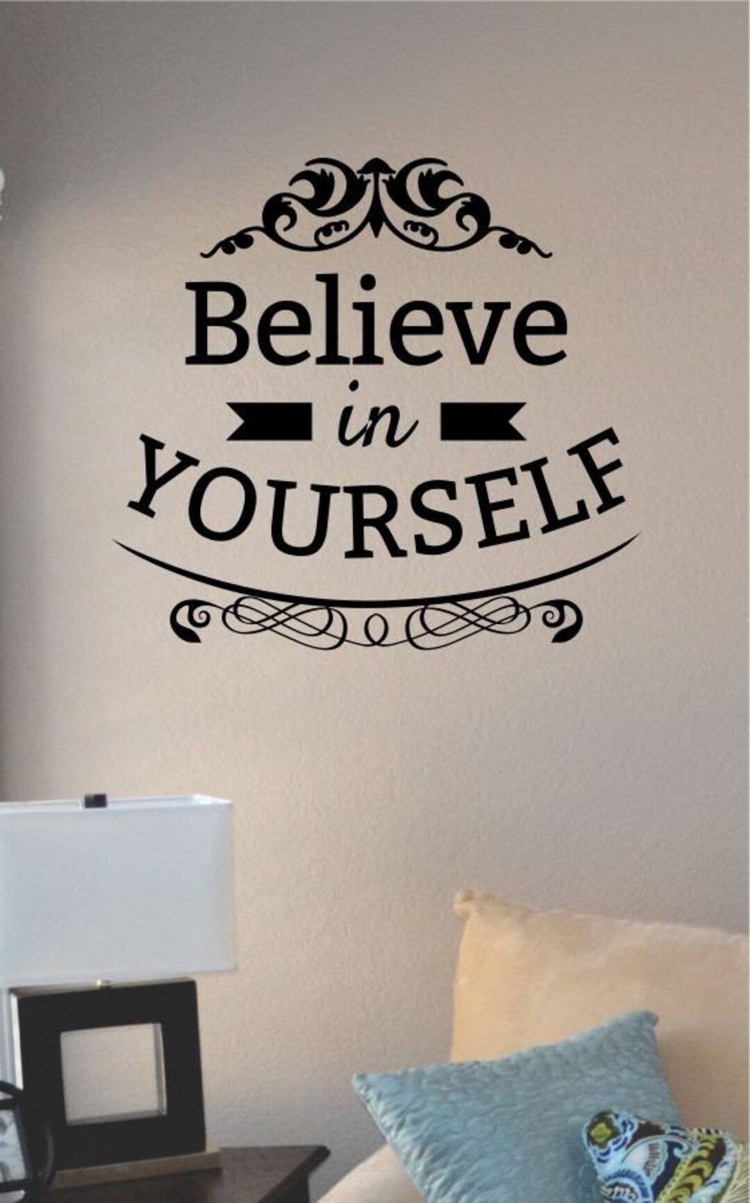 Believe in Yourself Vinyl Wall Art Decal Sticker Home House Decor ...